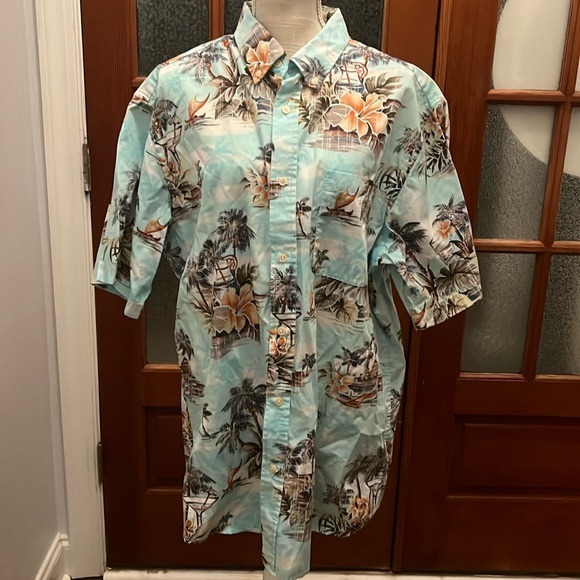 David Taylor | Shirts | David Taylor Collection Tropical Print Button ...